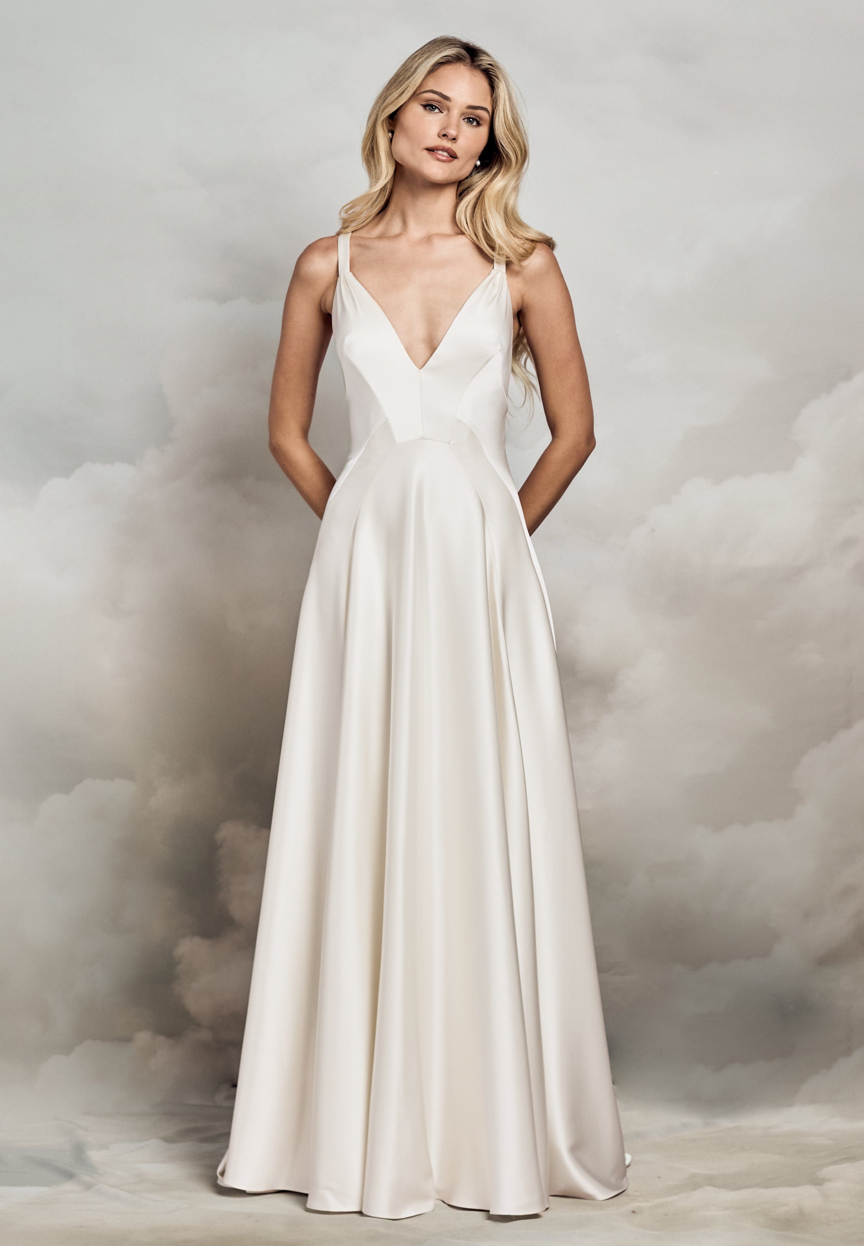 Dora Gown | Satin Wedding Gown | Catherine Deane – Catherine Deane US